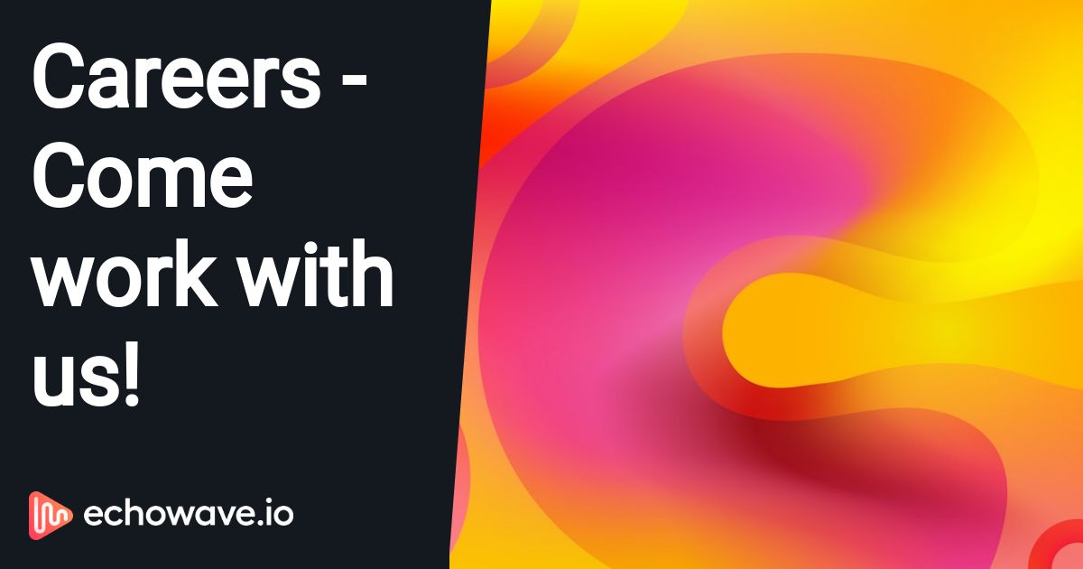 Careers - Come work with us!